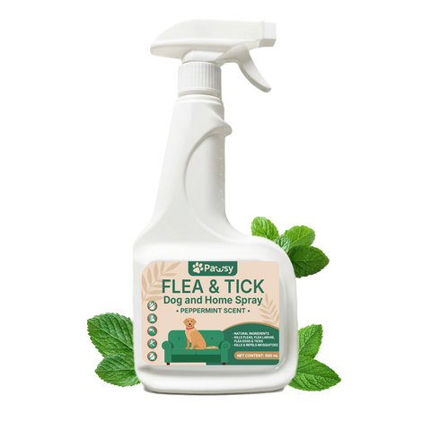 Pawsy Natural Flea & Tick Spray for Dogs & Home | Safe & Effective